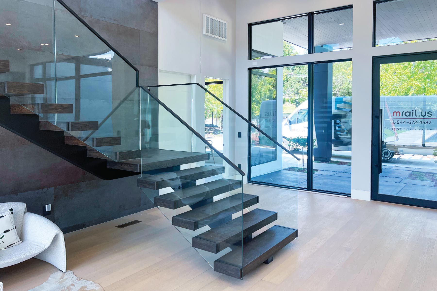 mrail | mono-stringer stairs