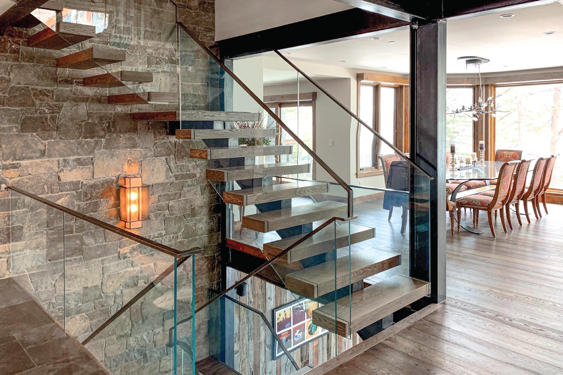 mrail | mono-stringer stairs