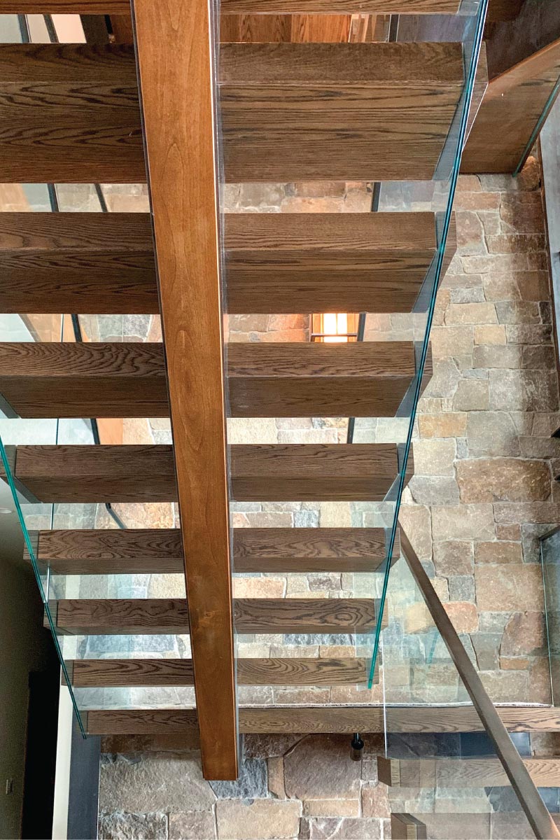 mrail | mono-stringer stairs